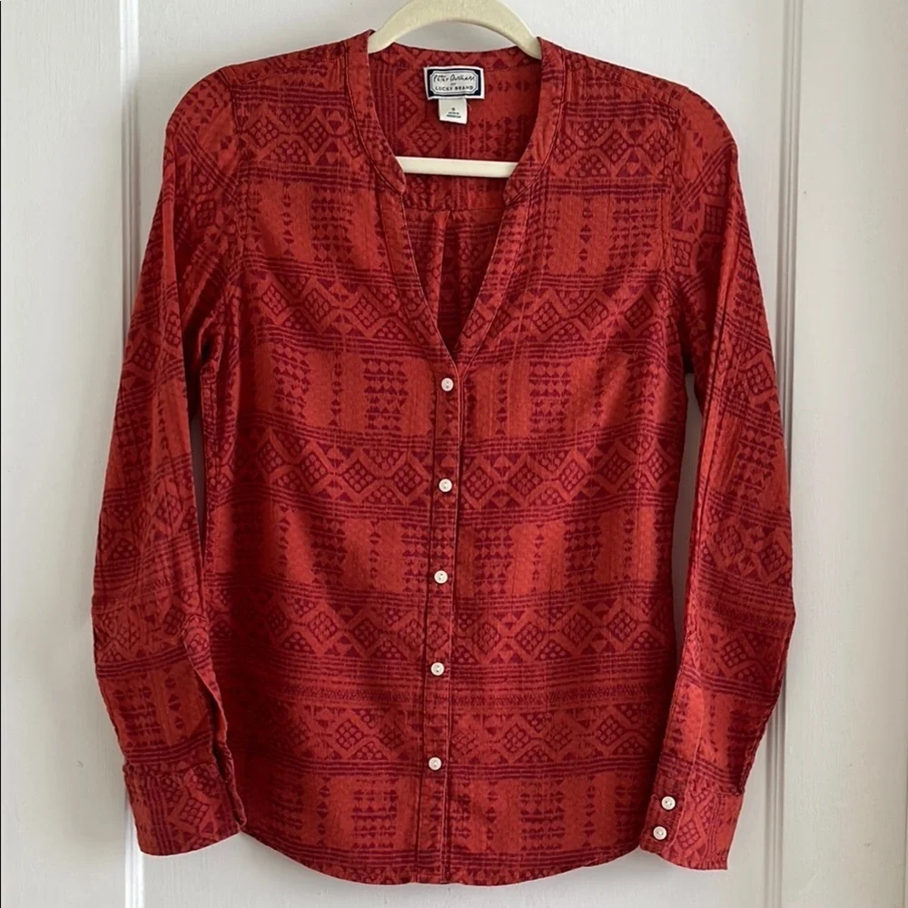 Lucky Brand | Tops | Peter Dunham By Lucky Brand Button Down Long ...